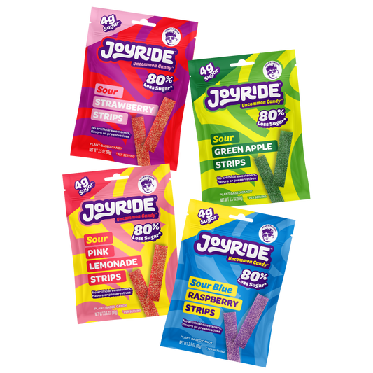 a collection of our revolutionary candy – JOYRIDE