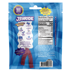 sour blue raspberry strips – JOYRIDE