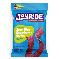 sour blue raspberry strips – JOYRIDE
