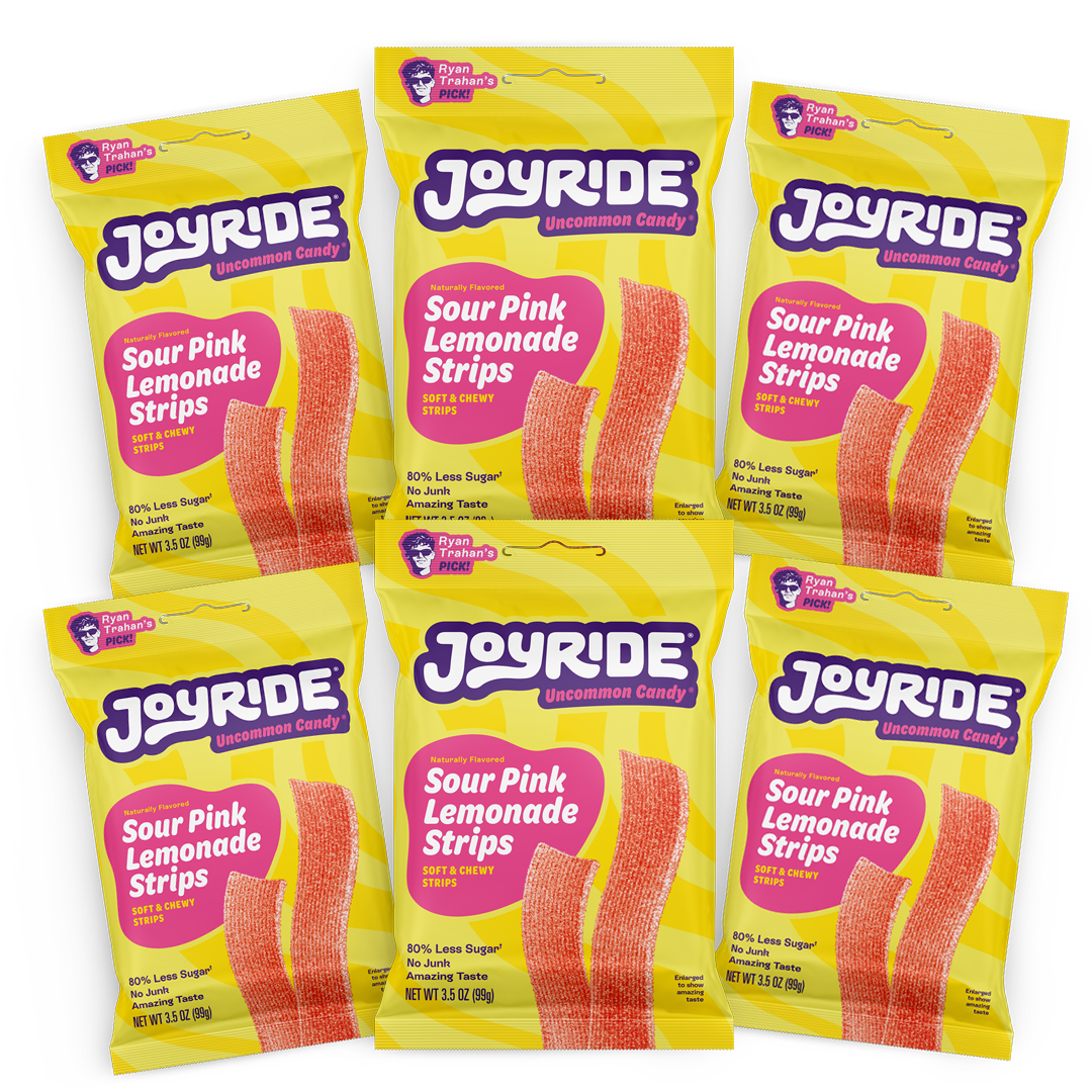 sour pink lemonade strips – JOYRIDE