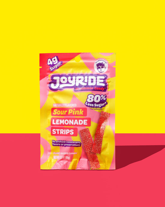 sour pink lemonade strips – JOYRIDE