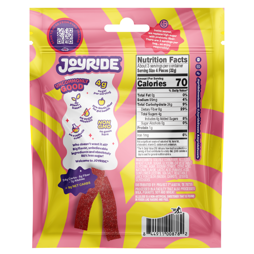 sour pink lemonade strips – JOYRIDE